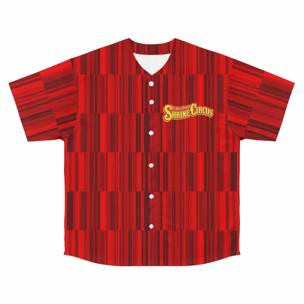 Osman Circus Red Baseball Tee - Osman Shrine Circus